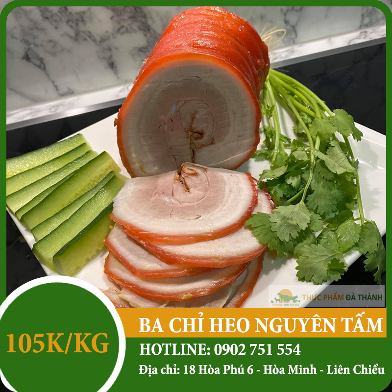 ba chỉ heo nguyên tâm | Thực Phẩm Đà Thành - Thực phẩm đà nẵng